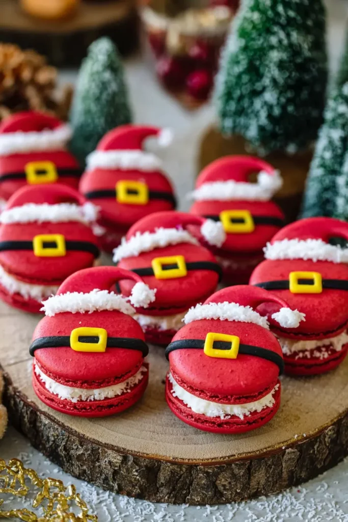 Santa Claus Macarons | Amazing Christmas Cookie Magic