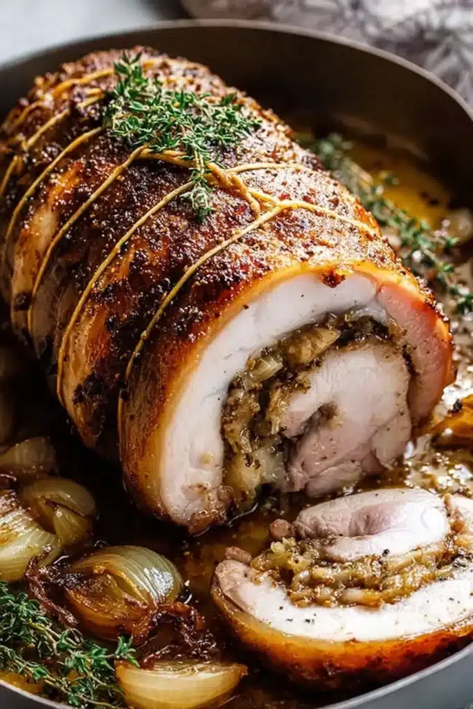 Stuffed Pork Roast Recipe | Festive & Flavorful Dinner