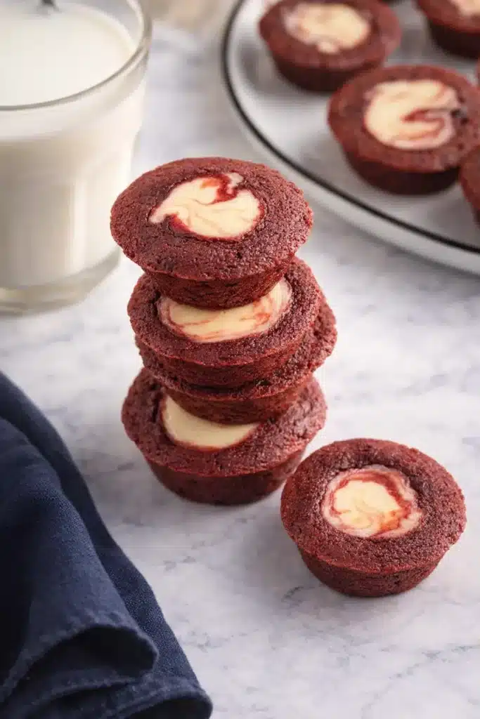 Mini Red Velvet Cheesecakes |Sweet, Creamy, and Irresistible